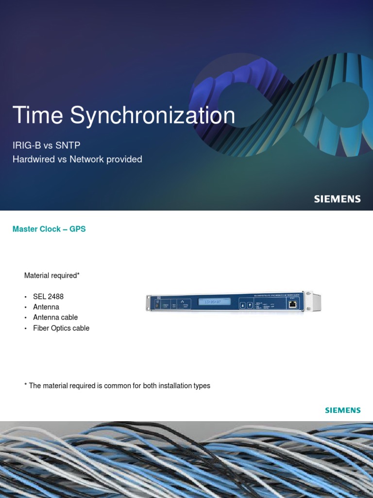 Time Sync - IRG Vs SNTP | PDF Time Sync - IRG Vs SNTP | PDF