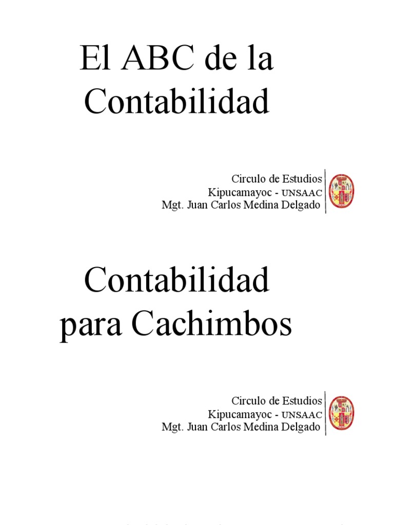 ABC de La Contabilidad | PDF | Contabilidad | Negocios económicos