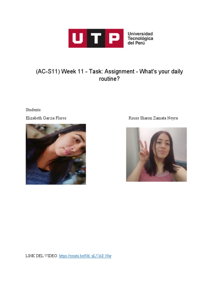 Task Week 11 Pdf Language Arts And Discipline 