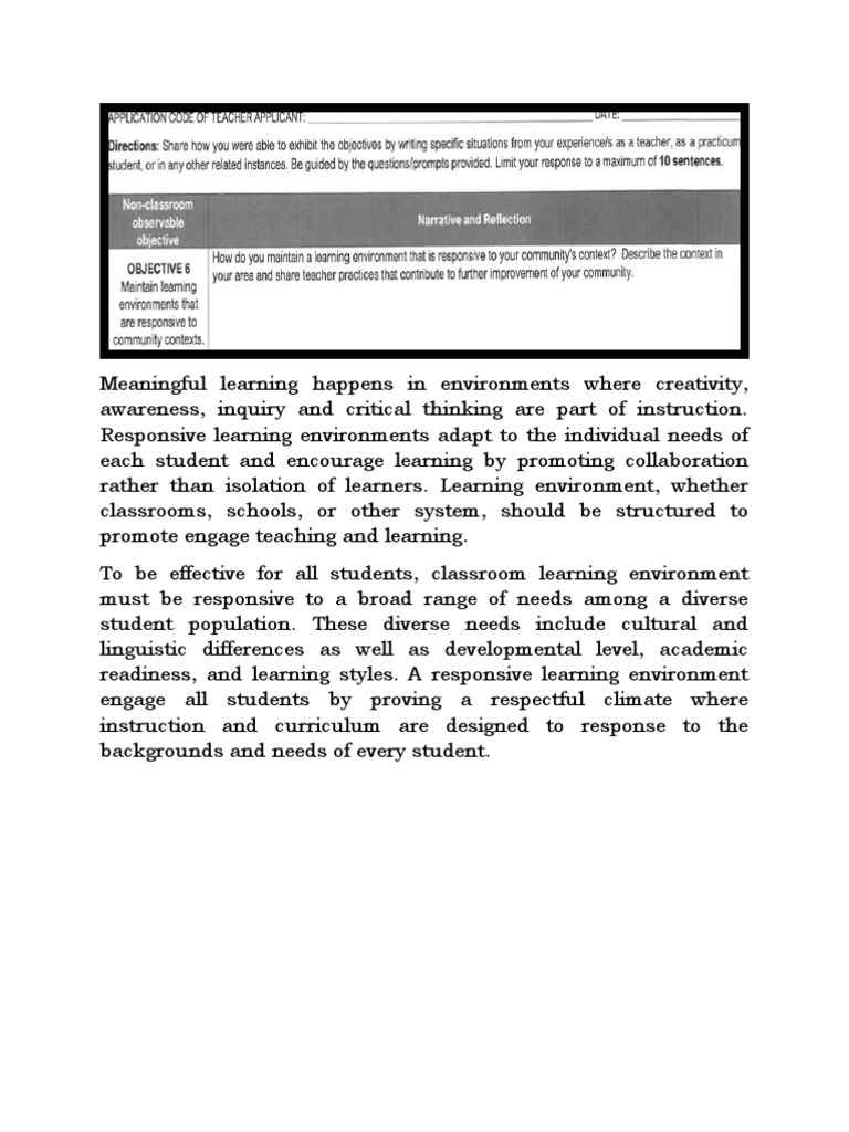 TRF Sample | PDF | Learning | Teachers