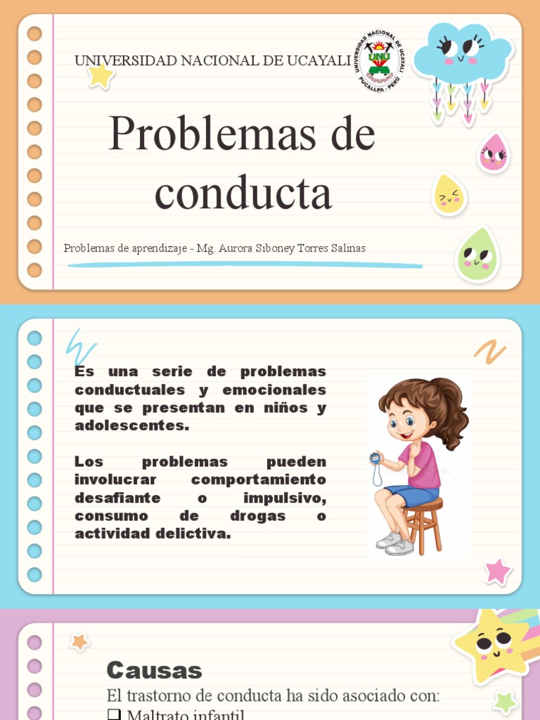 Problemas de Conducta en Niños | PDF | Trastorno depresivo mayor ...