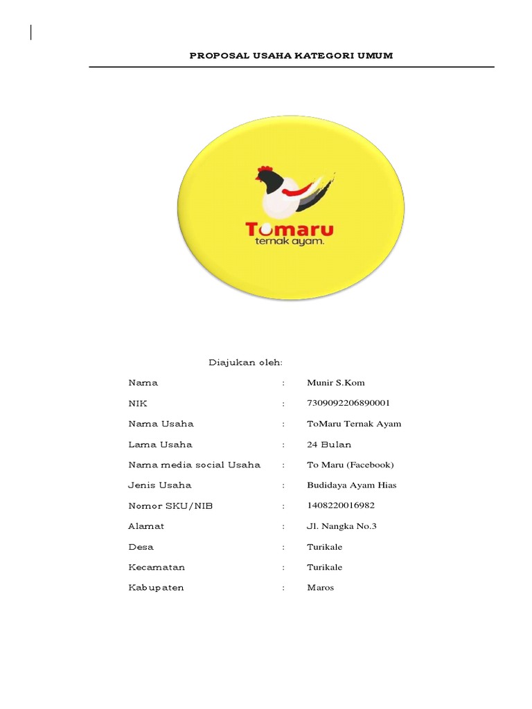 Proposal - Munir - Lengkap 3 - Compressed | PDF