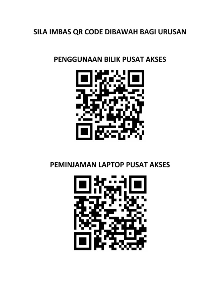 Imbas QR untuk Akses dan Pinjam Laptop | PDF | Bisnis