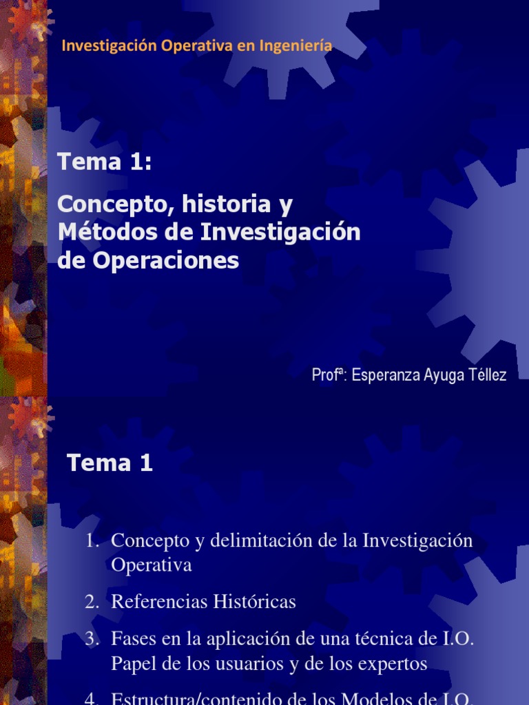 Lectura Apoyo IO2 | PDF