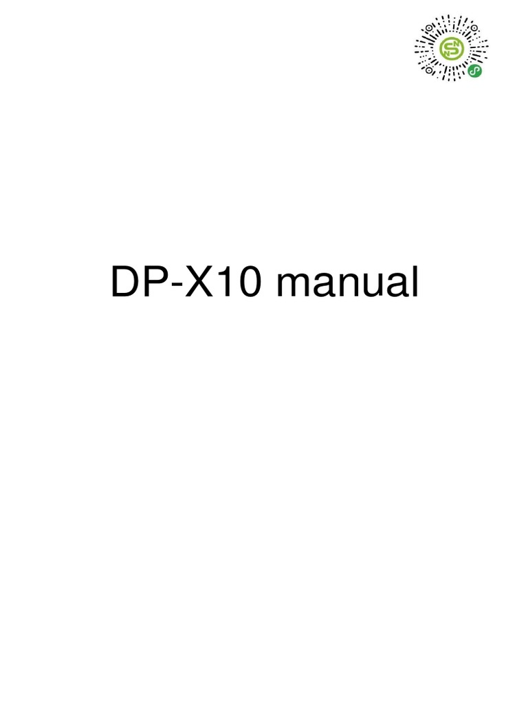 Sennuopu DP-X10 Manual EN V201127 | PDF | Equalization (Audio ...