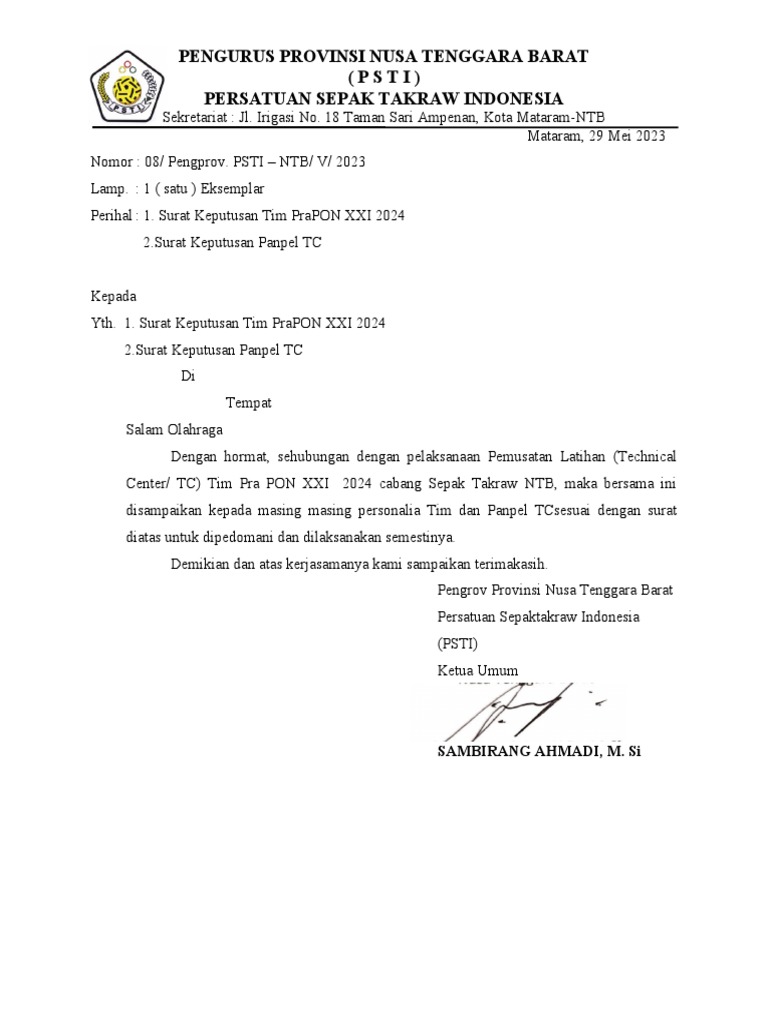 3.SURAT KEPUTUSAN Prapon | PDF