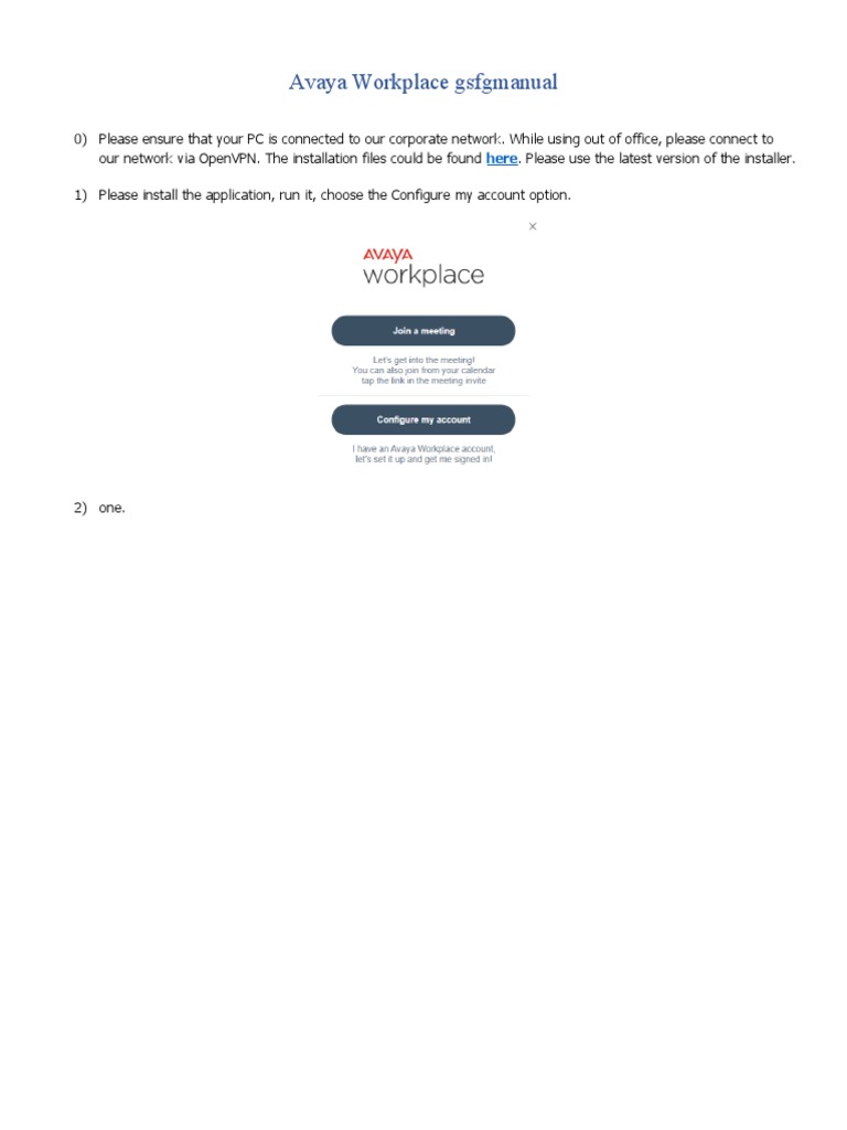 Avaya Workplace M | PDF