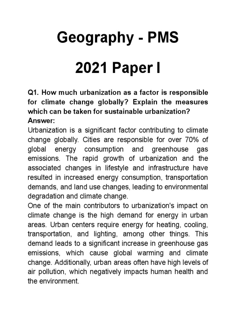 Geography - PMS | PDF