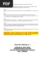 Revised Philippine Early Childhood Development Checklist | PDF | Cognition | Cognitive Psychology