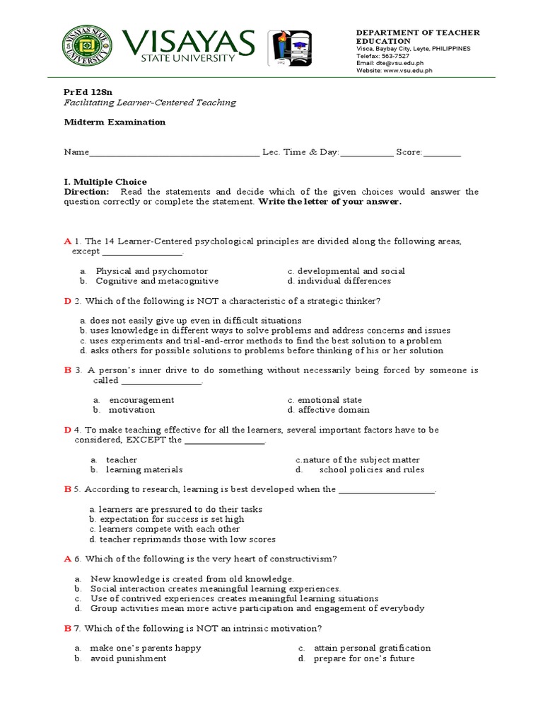 PrEd 128n ME | PDF | Learning | Lesson Plan
