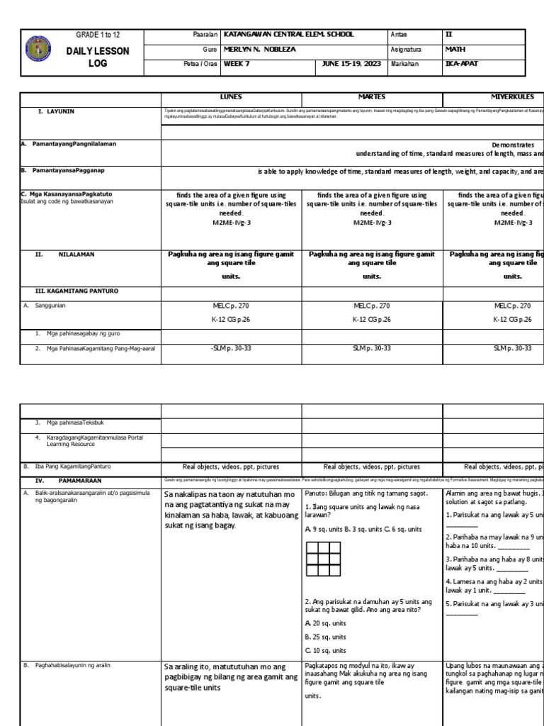 Q4 Math Week 7 | PDF
