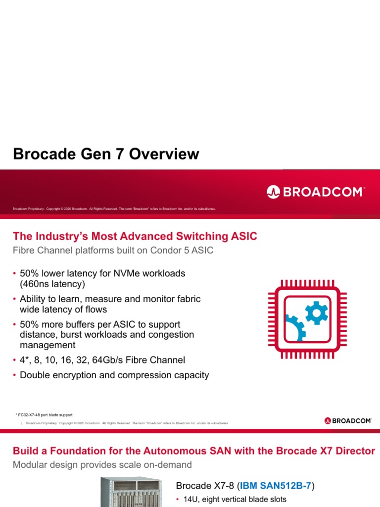Brocade Generation 7 | PDF | Computing | Computer Engineering