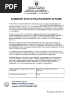 Parental Consent Form. Aral Program.... | PDF