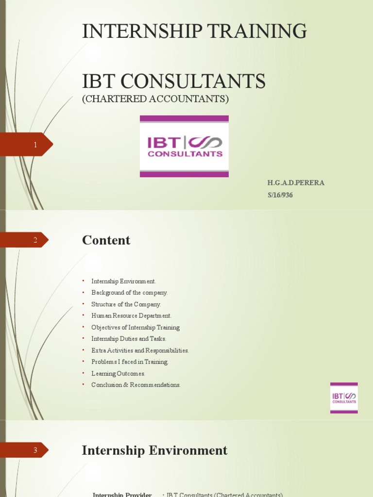 Internship Training | PDF