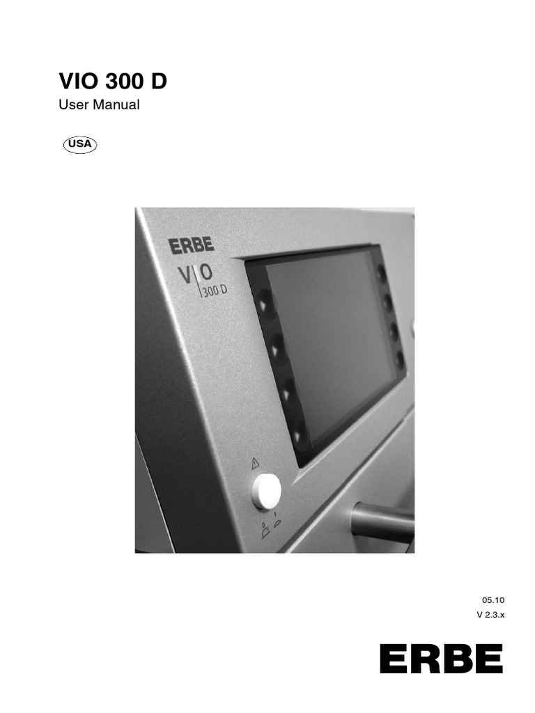 Erbe Vio 300 d User Manual | PDF | Manufactured Goods | Computer ...