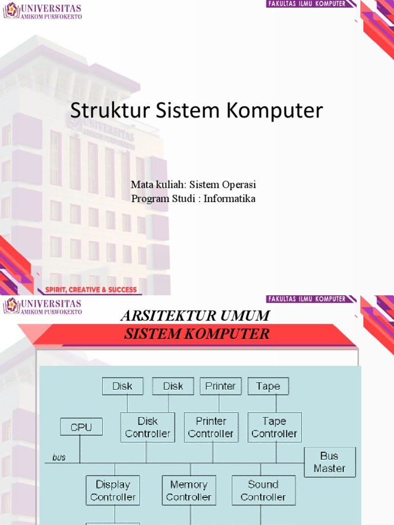 Modul 1 - Struktur Sistem Komputer | PDF