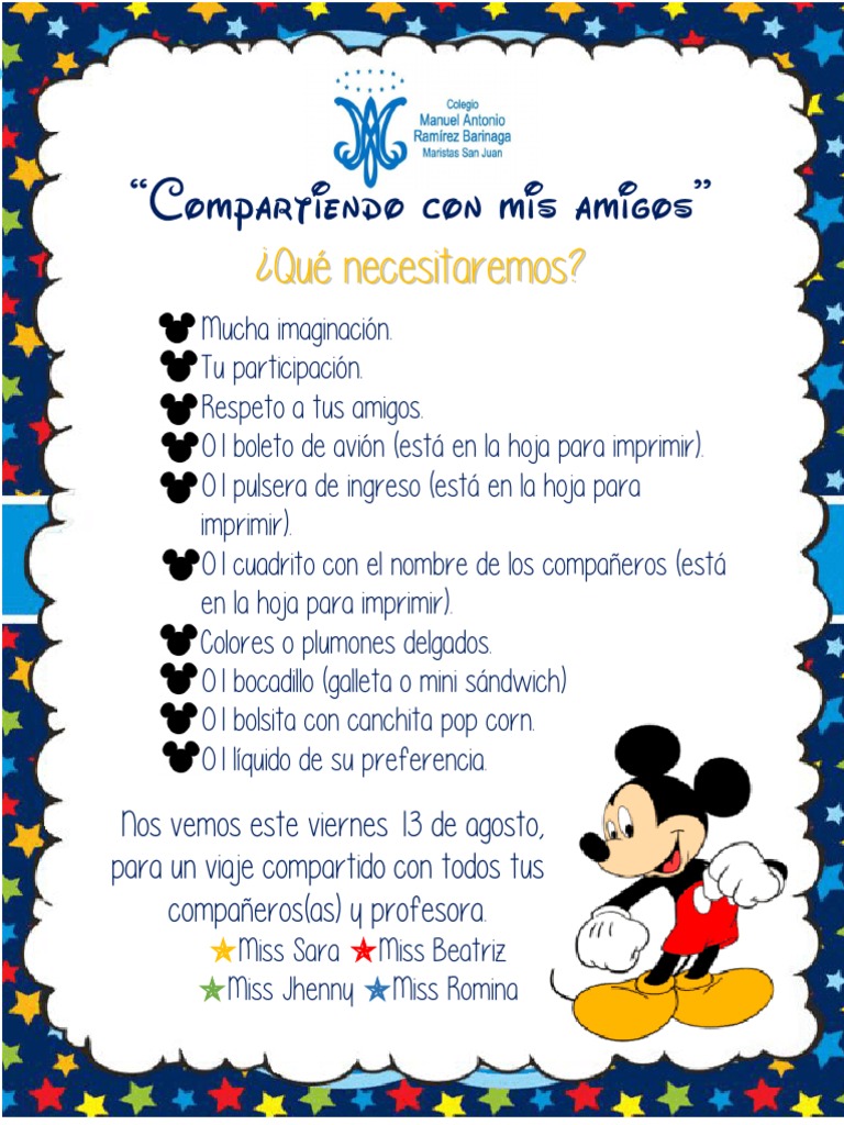 Invitacion Compartiendo Con Mis Amigos (1) | PDF