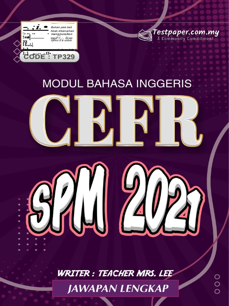 MODULE_EXAM_PAPER_1119__ENGLISH_SPM_2021_CEFR1 | PDF | International ...