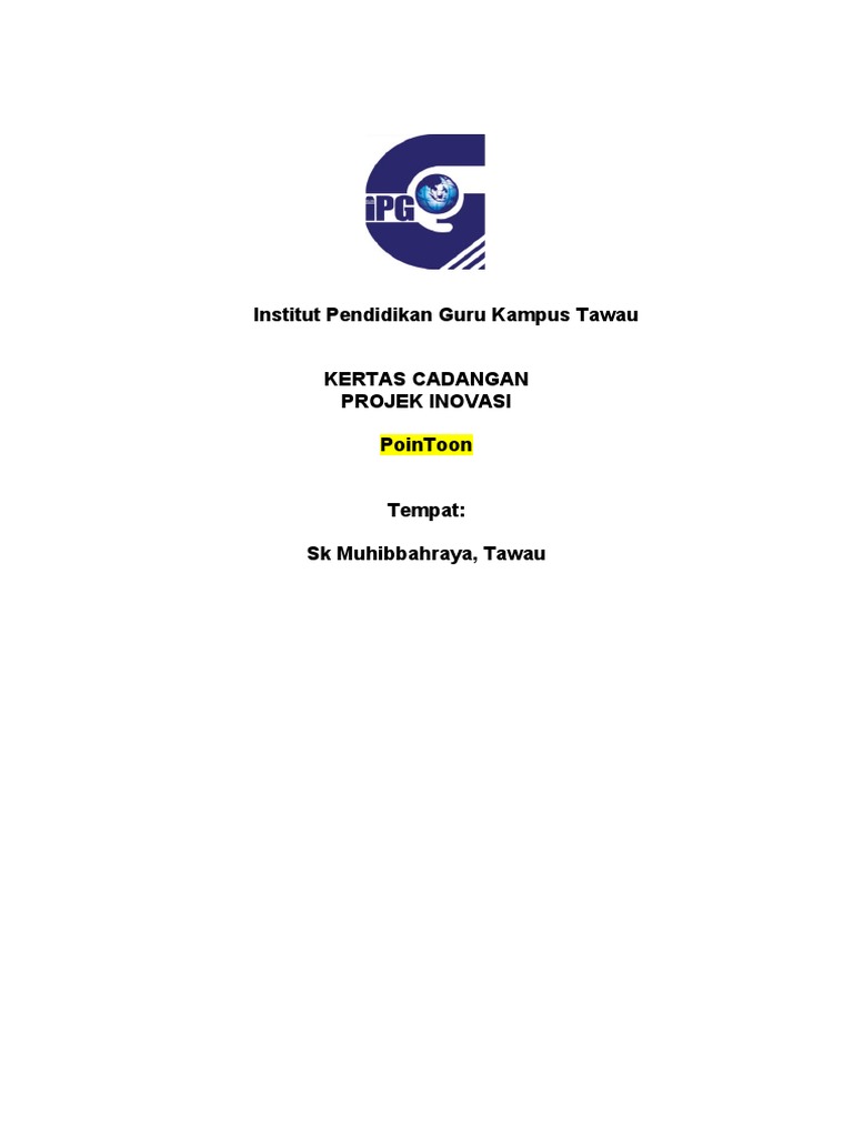 Kertas Kerja Inovasi | PDF