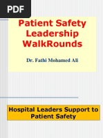 Quality and Safety Walk-rounds Toolkit | PDF | Health Care | Patient Safety