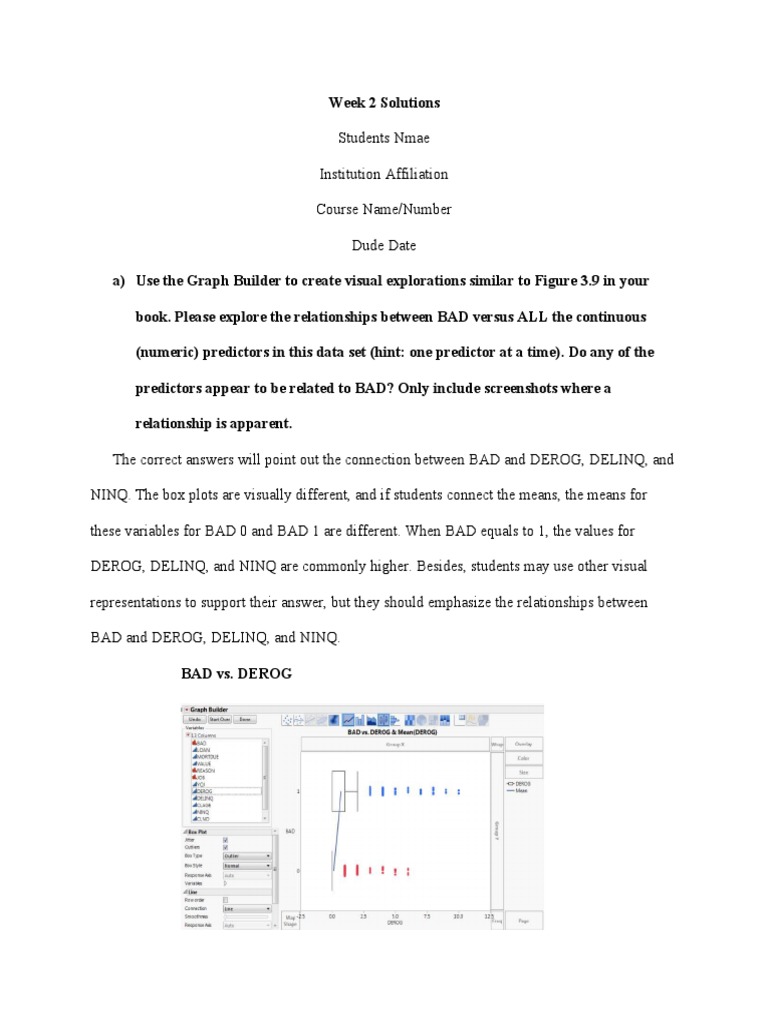 Week 2 Solutions | PDF | Statistics | Dependent And Independent Variables