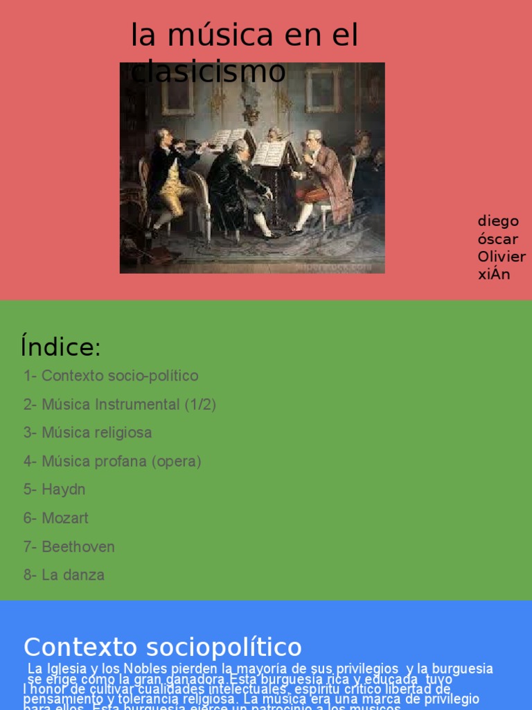 Clasicismo | PDF | Periodo Clásico (Música) | Ludwig Van Beethoven