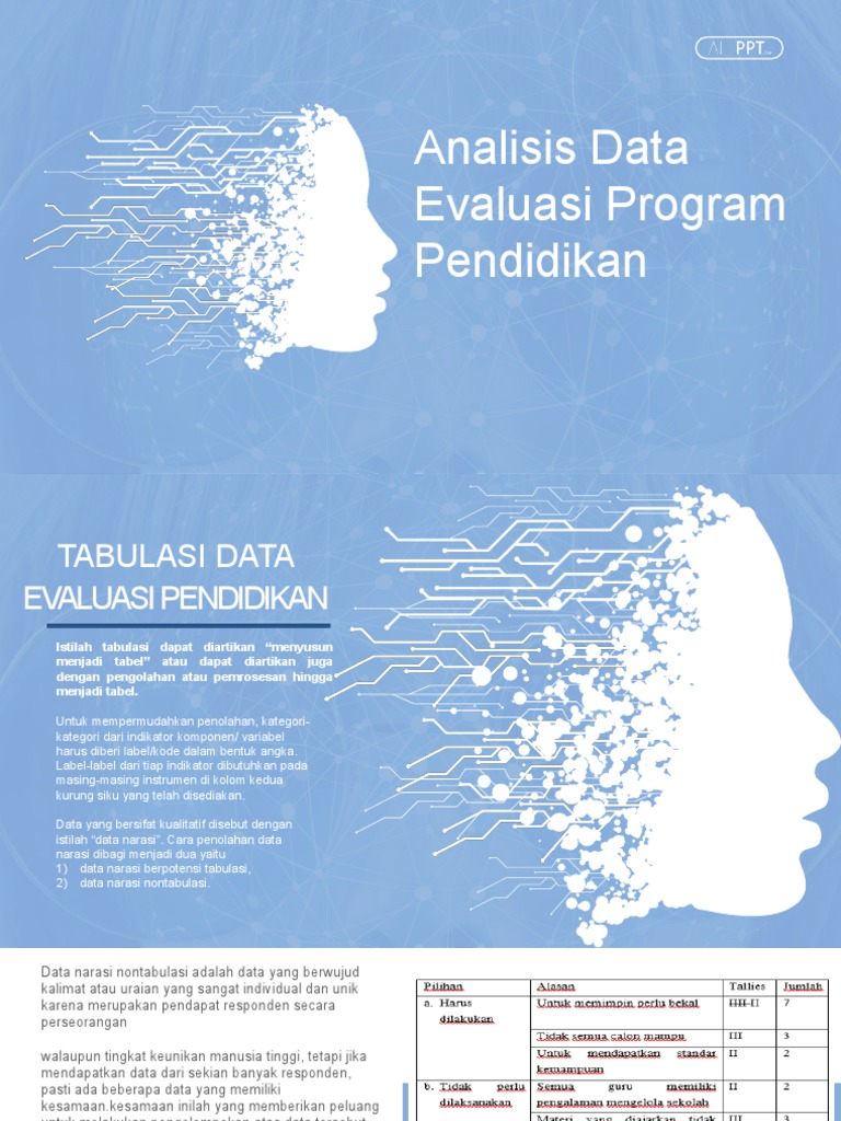 P. Analisis Data Evaluasi | PDF