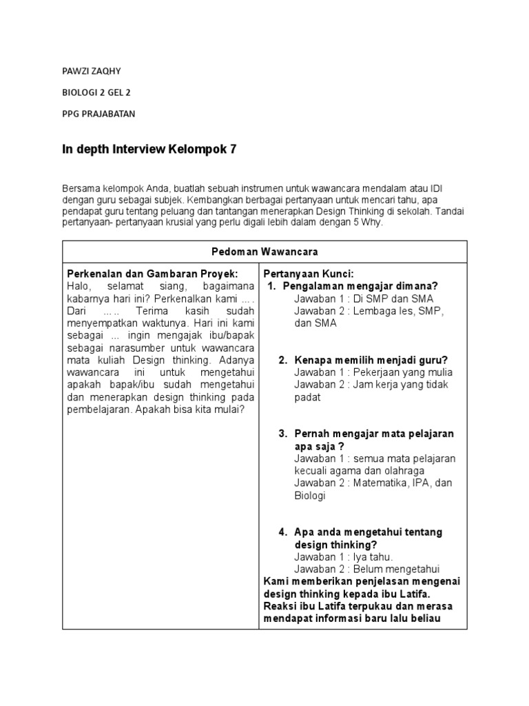 Demonstrasi T6 DT Pawzi Zaqhy | PDF