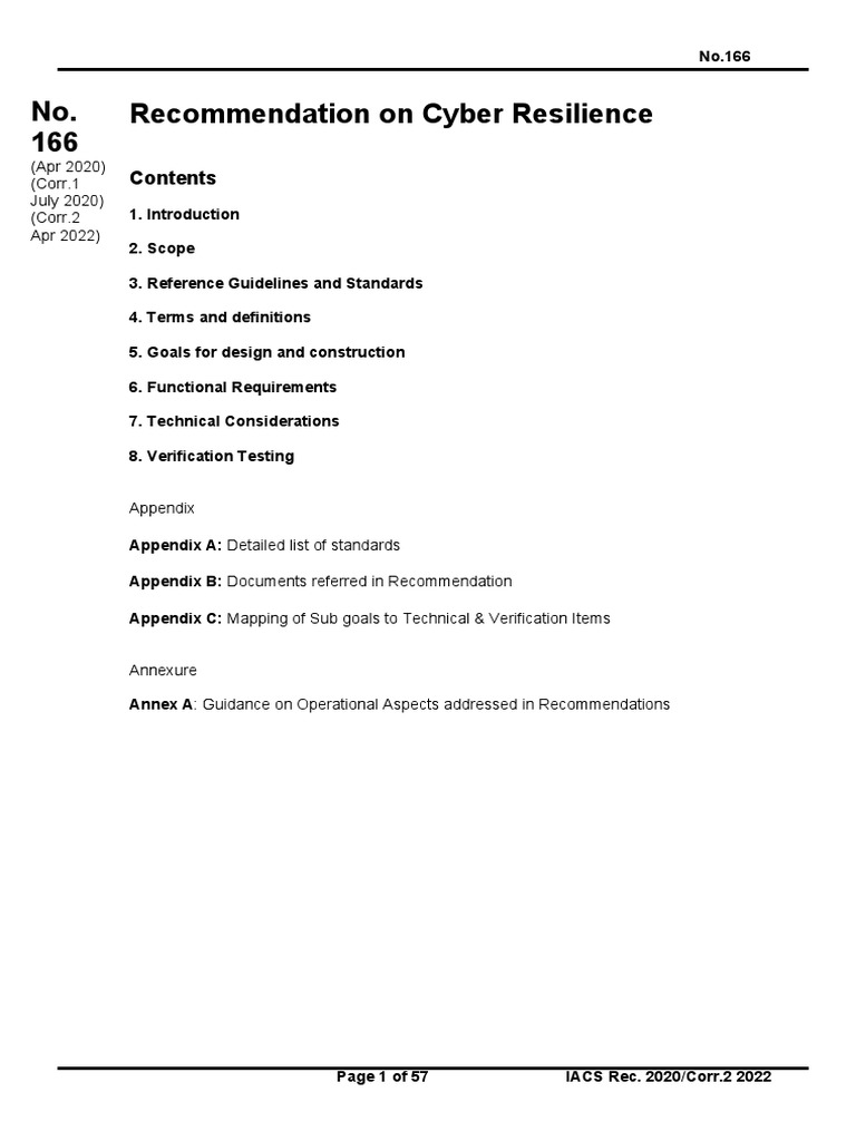 Rec 166 Corr 2 | PDF