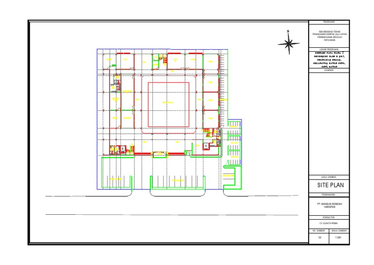 Siteplan Sekolah Papamama-Model | PDF