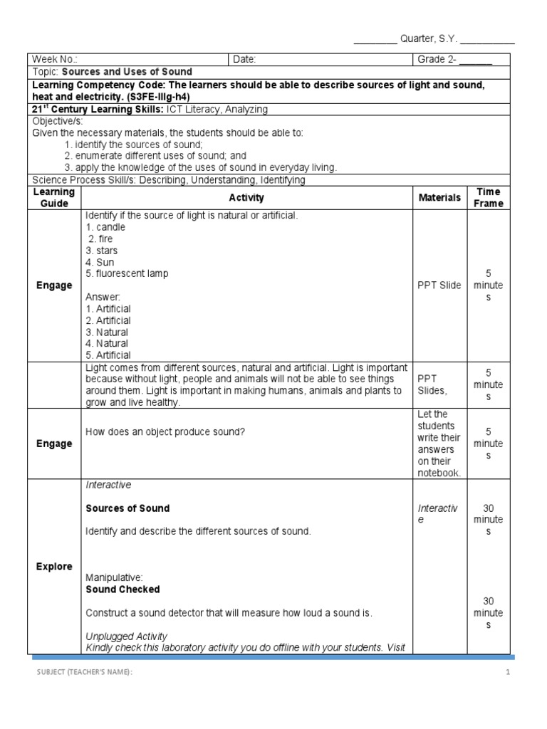 Grade 3 Lesson 39 | PDF