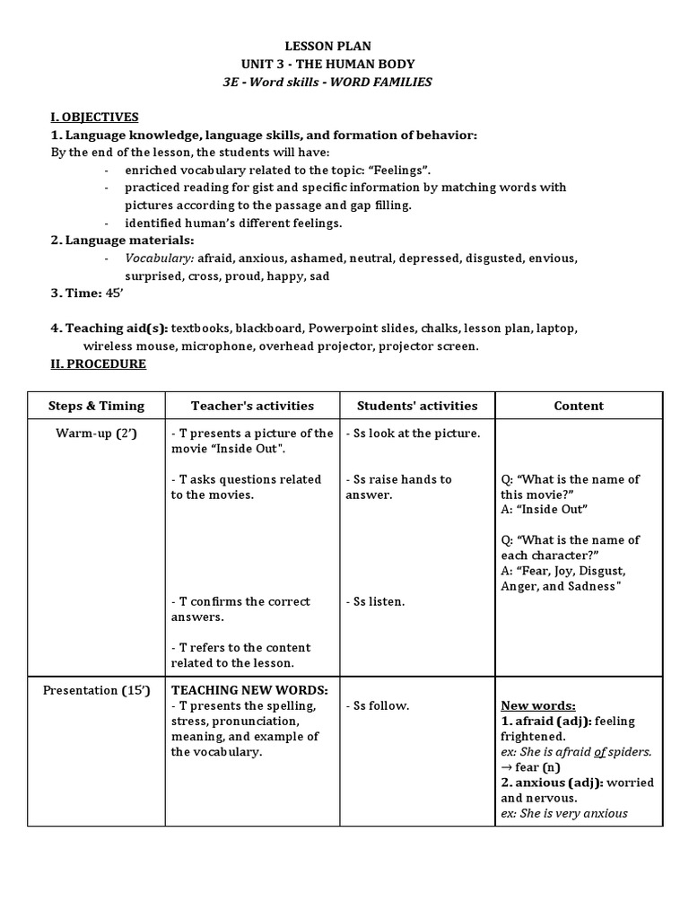 3E - Word Skills | PDF