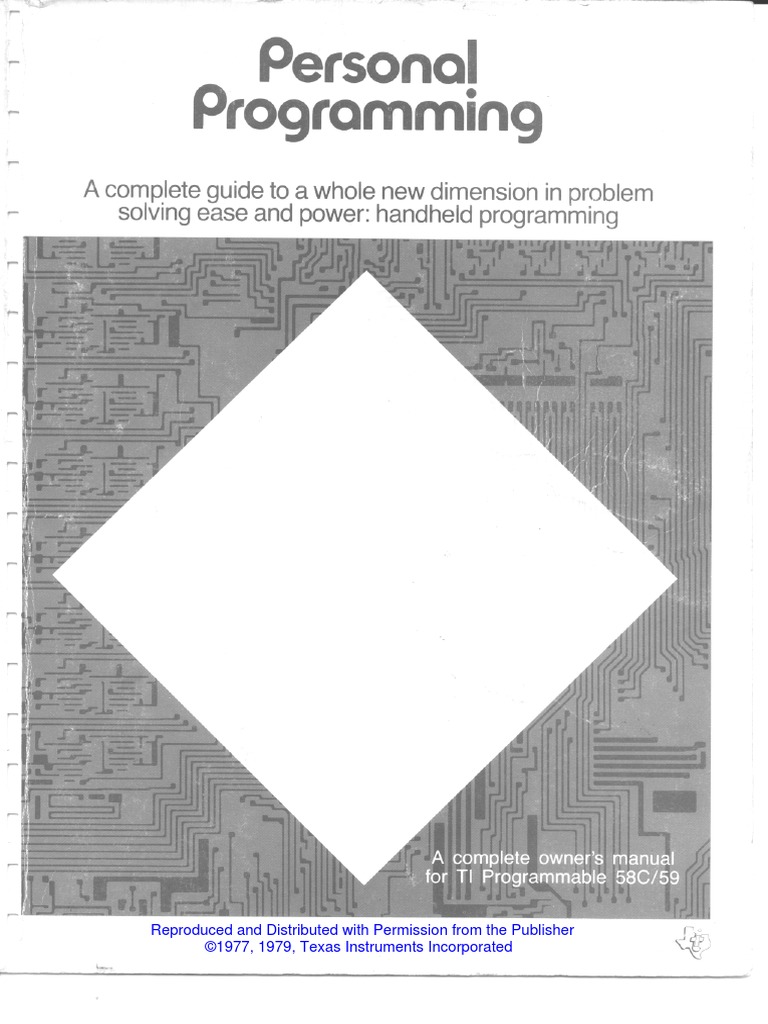 Texas Instruments Publication Permissions | PDF