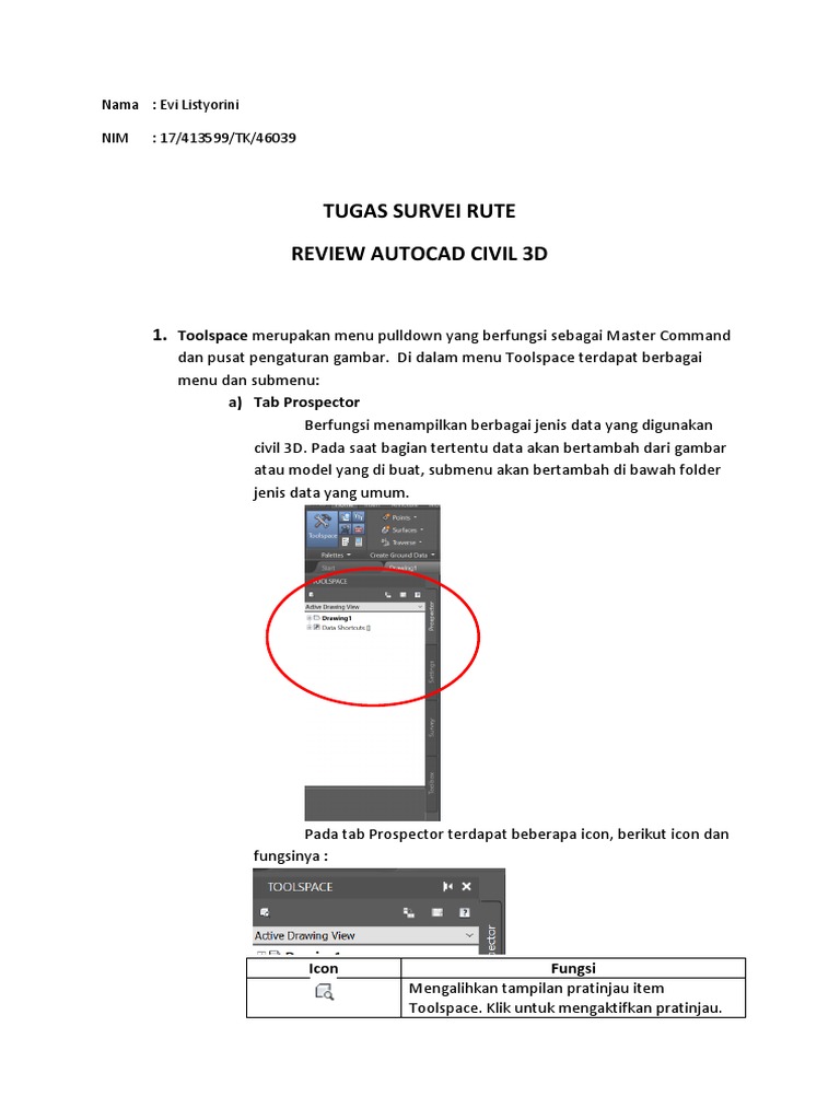 TUGAS PRAKTIKUM SURVEI RUTE - M8 - Evi Listyorini - 46039 | PDF | Seni | Komputer