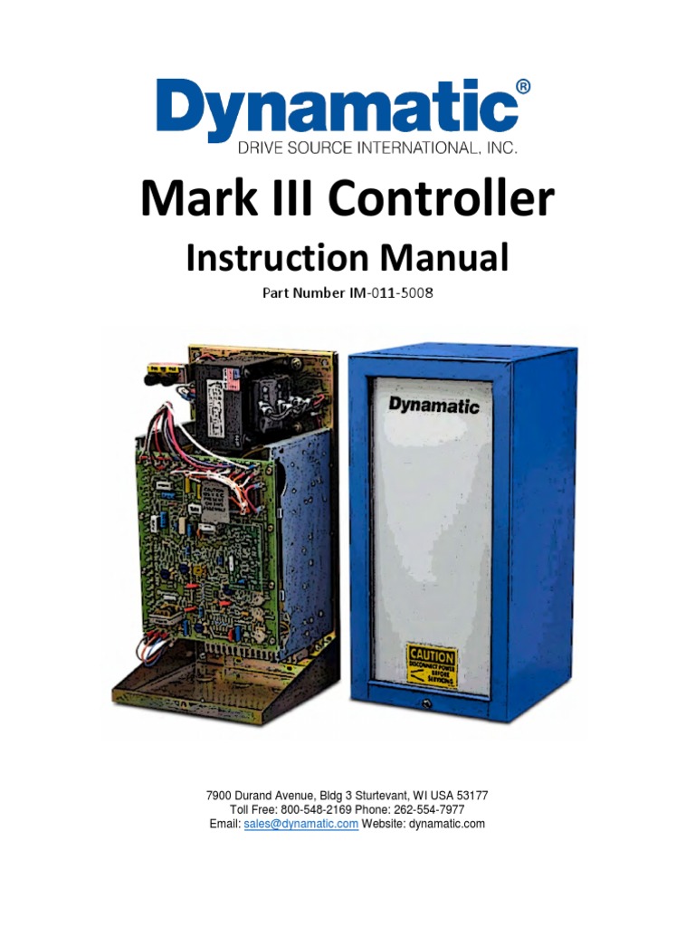 Mark III Controller Instruction Manual | PDF
