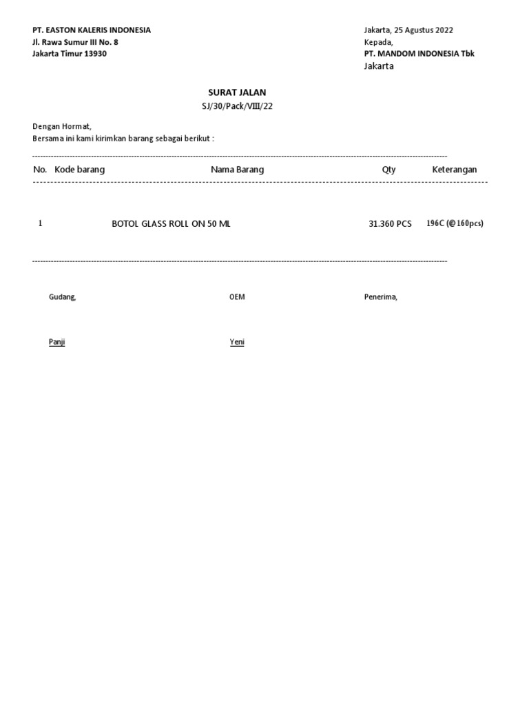 SJ 30 Mandom 25 08 2022 | PDF