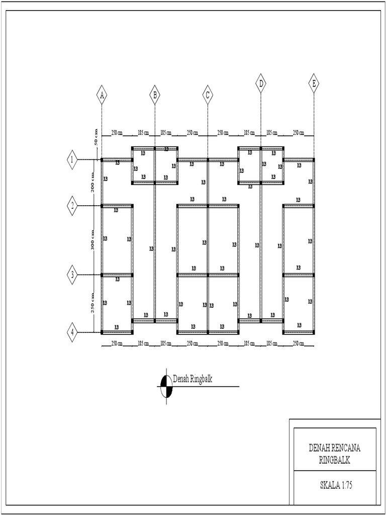 10.denah Rencana Ringbalk | PDF