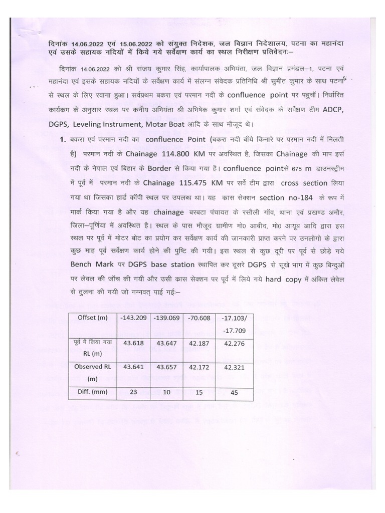 WRD Inspection report | PDF