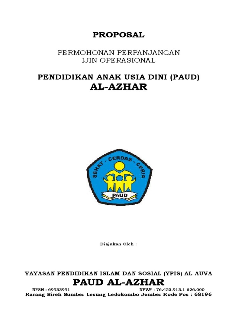 Perpanjangan Ijin Paud 2023 | PDF