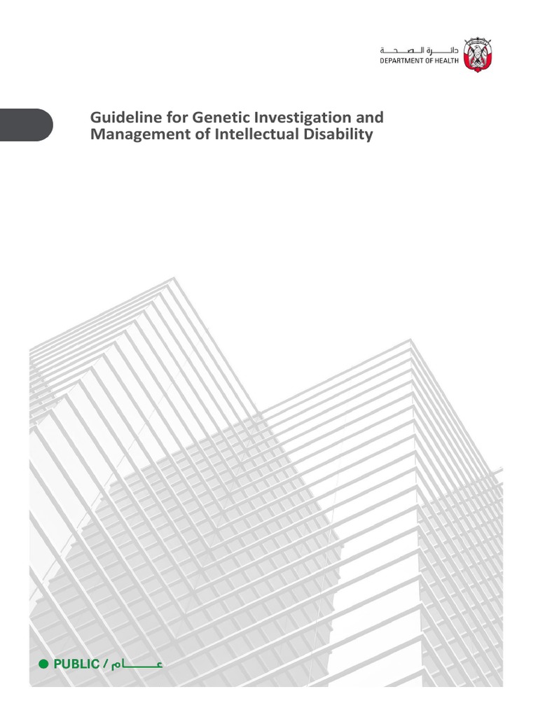 Guideline For Genetic Investigation Management of Intellectual ...