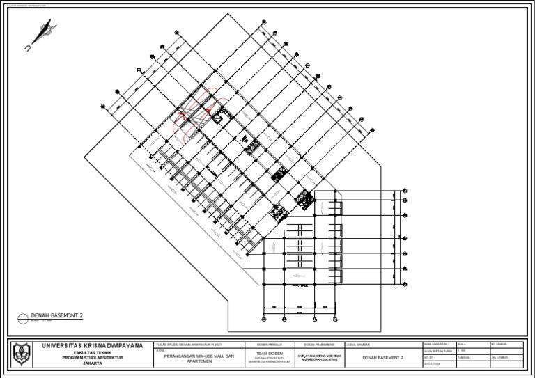 Denah Basement Mall 2 Lantai | PDF