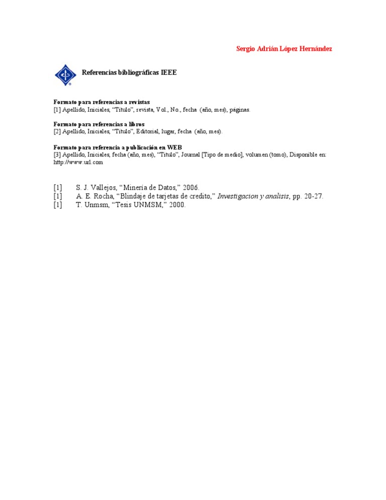 IEEE Bibliografia | PDF