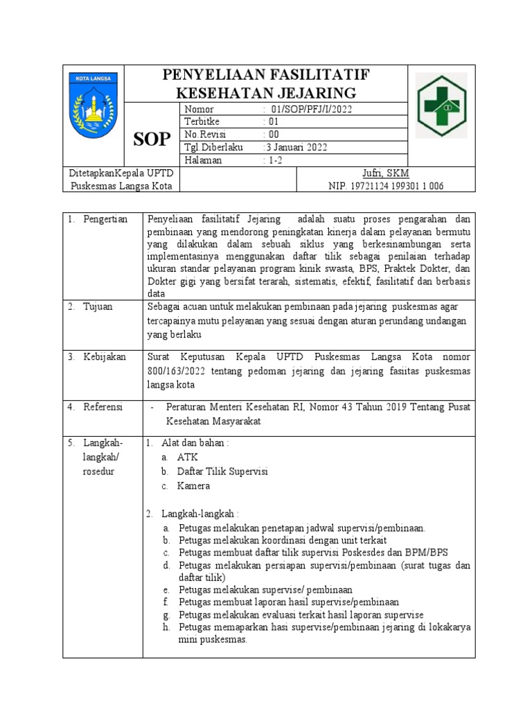SOP Jejaring 2022 | PDF | Pengelolaan Keuangan & Uang