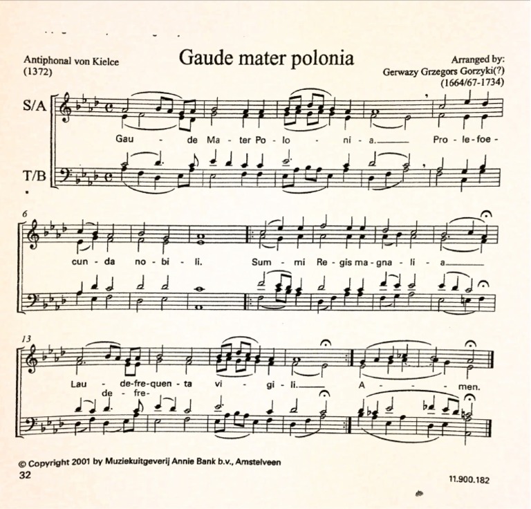 Gaude Mater Polonia | PDF