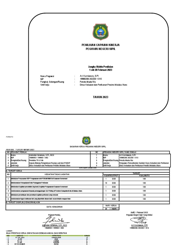 SKP Februari - Ari - 1 | PDF