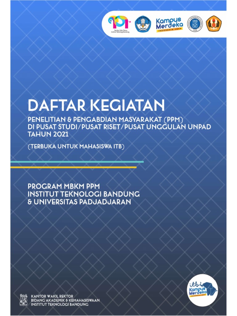Informasi PPM Unpad Sem 1 2021 2022 | PDF