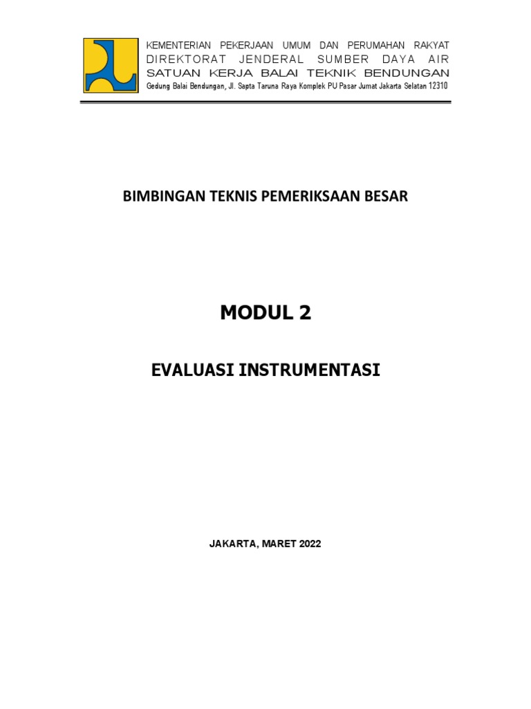 Modul 2 - Evaluasi Instrumentasi | PDF