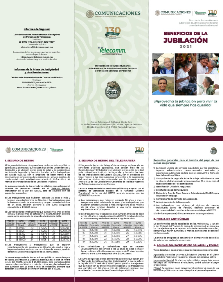 Triptico Seguros Retiro B | Descargar gratis PDF | Seguro