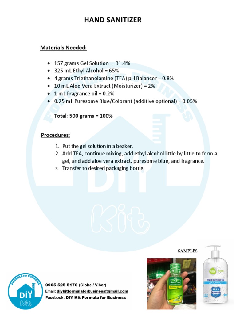 Hand Sanitizer | PDF