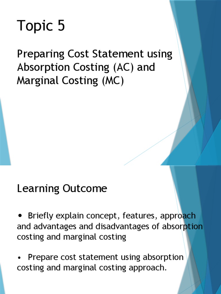 C5 - Preparing Cost Statement | PDF